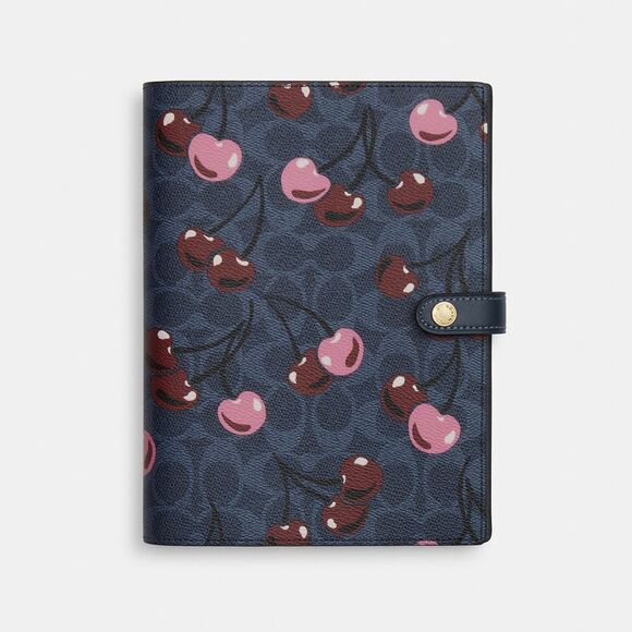 Coach | Accessories | Nwt Coach Outlet Notebook In Signature Canvas ...